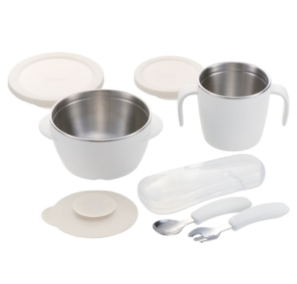 ชุดฝึกทานอาหารสแตนเลสรุ่น TLI (Training Learning Interesting) – Richell Baby Thailand